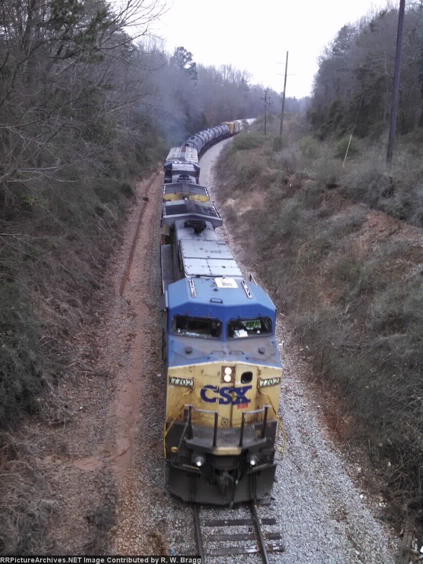 CSX 7702 (C40-8W)